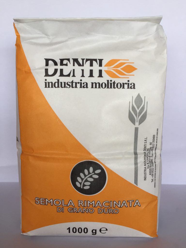 Semola rimacinata (semolina) - Molino Denti 1kg - Homebakers